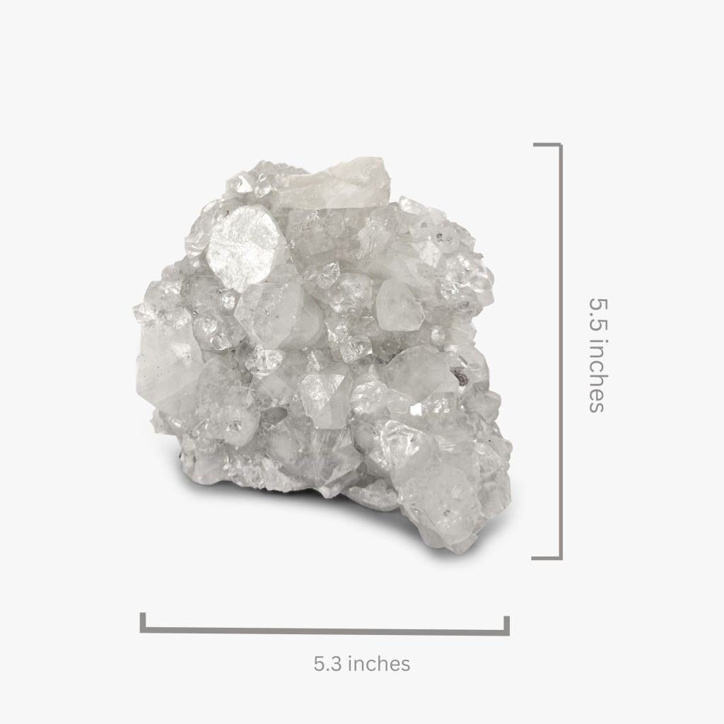 Clear Apophyllite Cluster | 1035 grams (2.3 lb) cluster | Tocrystal