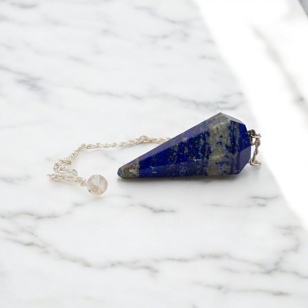 Wholesale Lapis Lazuli Pendulum with Chain - Tocrystal