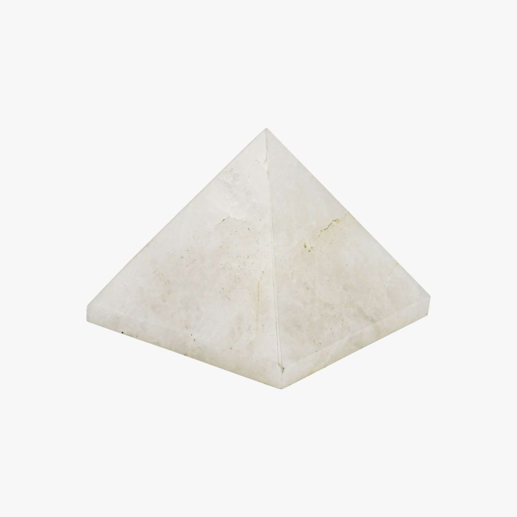 White Agate Pyramid | Crystal Carving Wholesale - Tocrystal