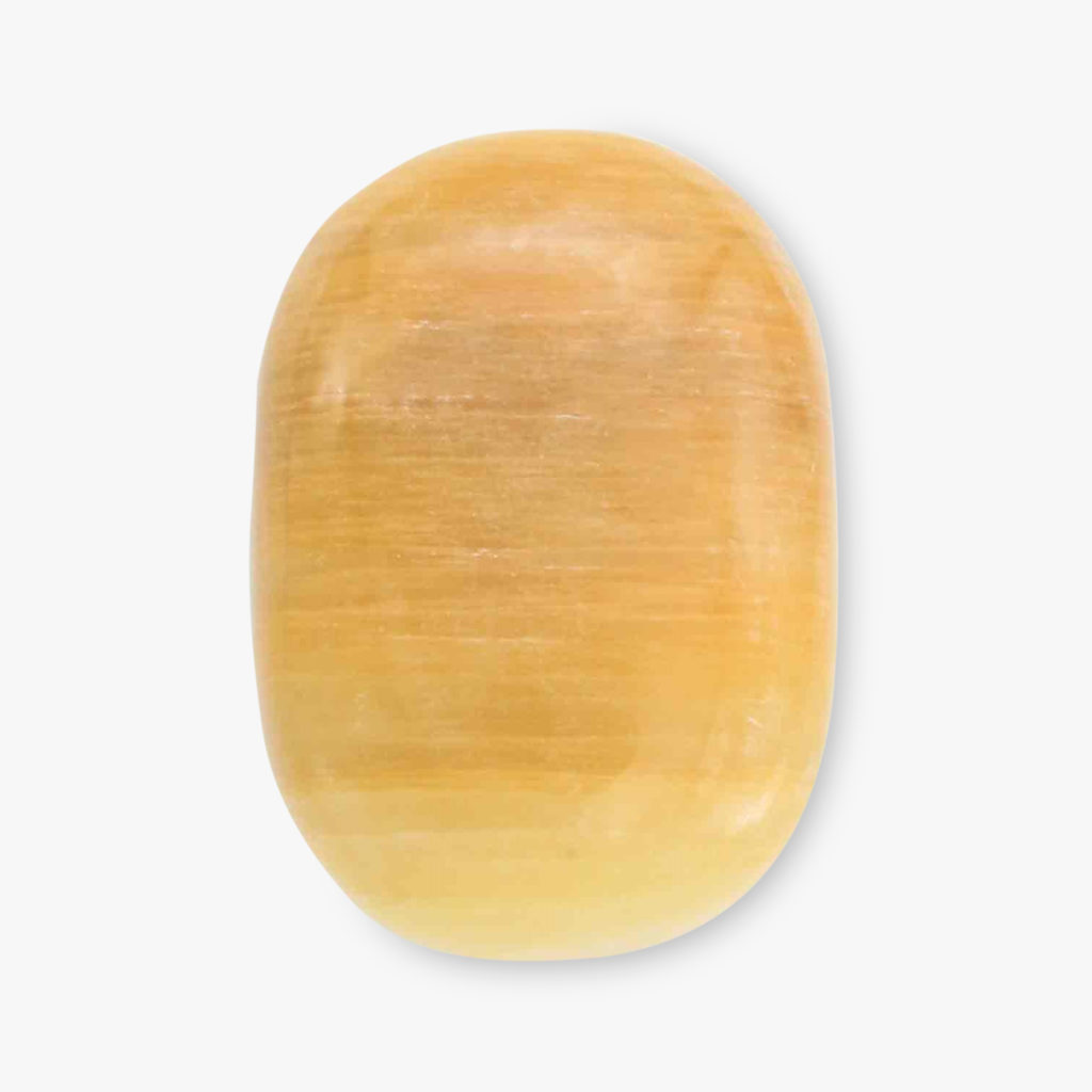Yellow Calcite Palm Stone | Wholesale Yellow Calcite