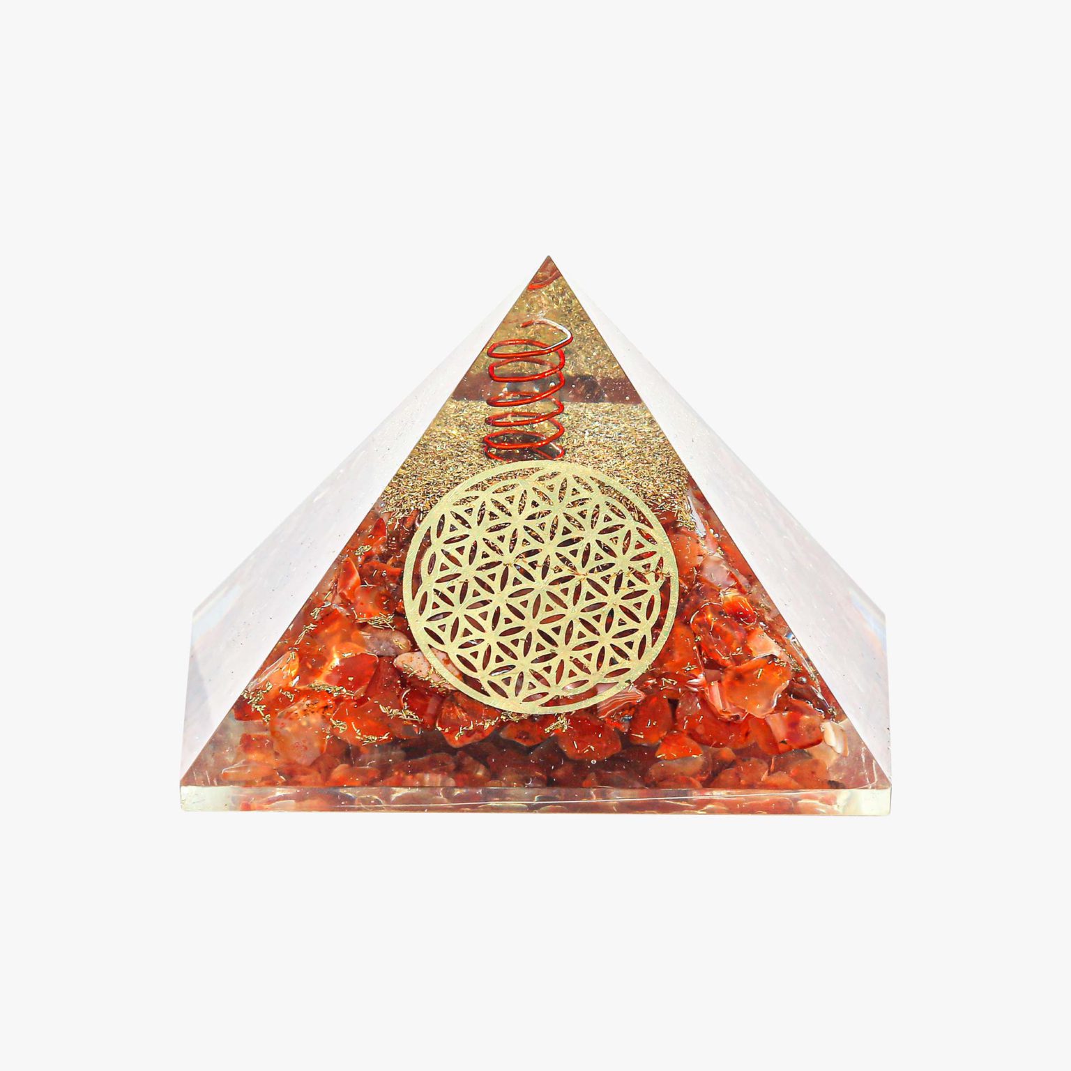 Turquoise Black Tourmaline Pyramid | Bulk Crystal Pyramid