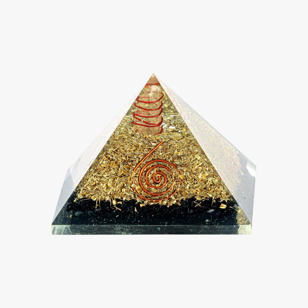 Turquoise Black Tourmaline Pyramid | Bulk Crystal Pyramid