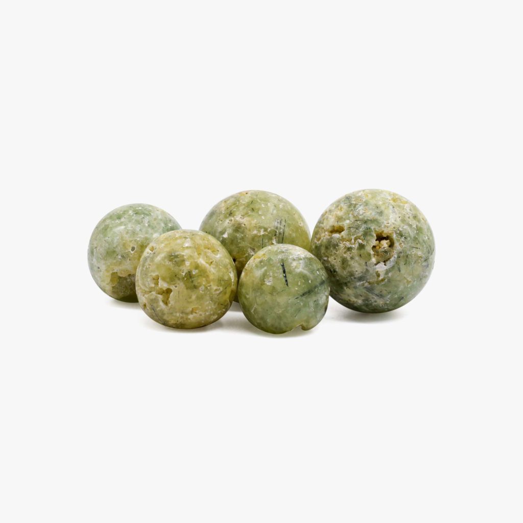 Buy Green Prehnite Sphere Crystal Wholesale | Crystal Balls