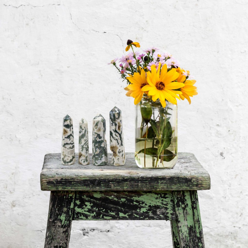 Buy Tree Agate Tower Crystal Wholesale | Bulk Crystal Points